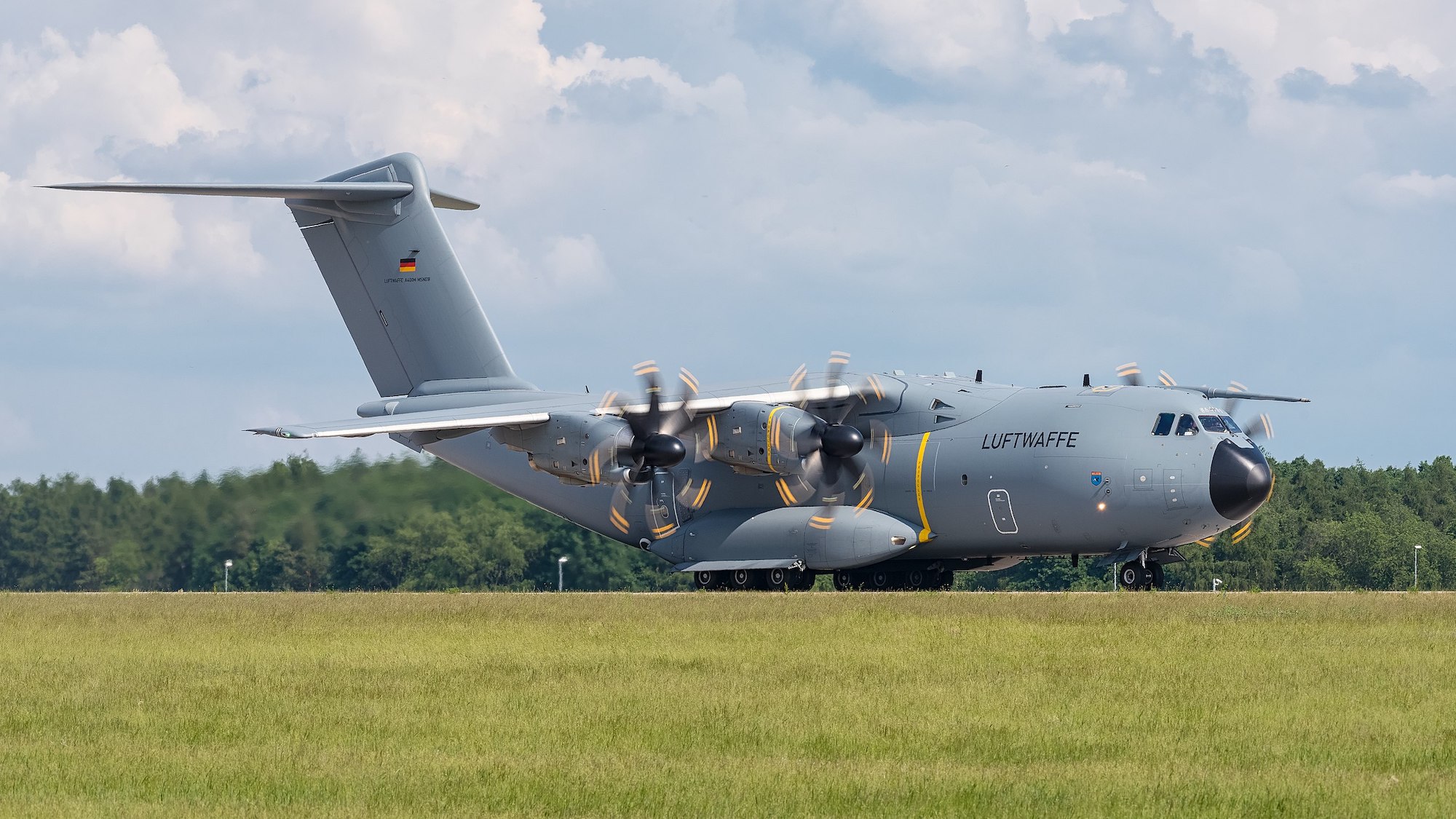 German Air Force Airbus A400M (reg. 54+01, cn 018) at ILA Berlin Air ...